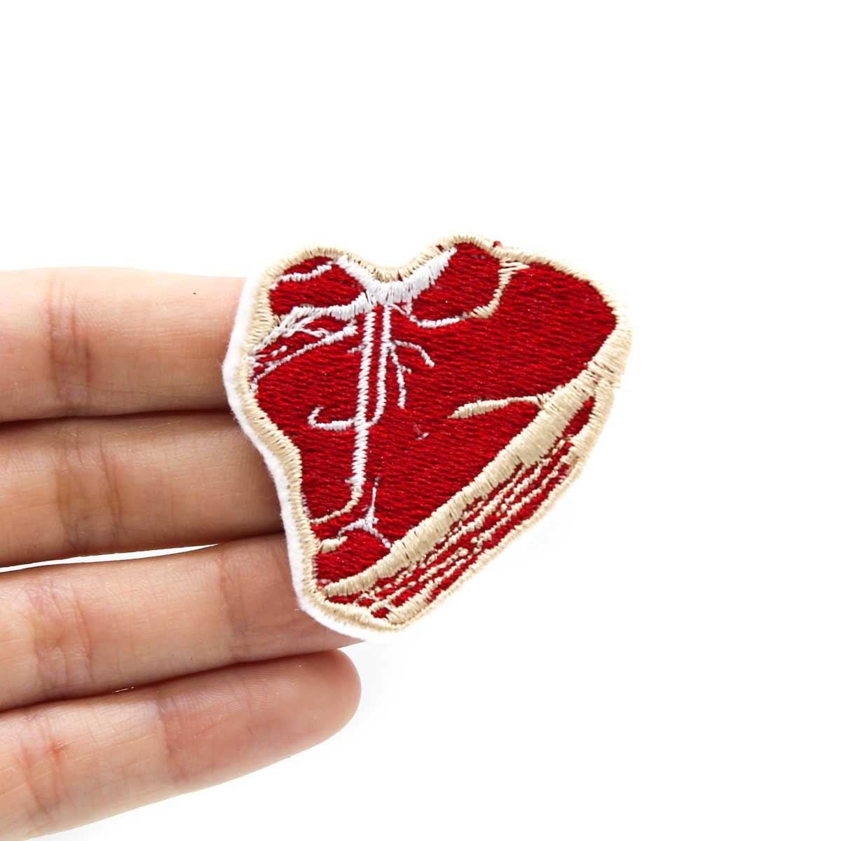 Small T-Bone Steak Iron-On Embroidered Patch – Project Pinup