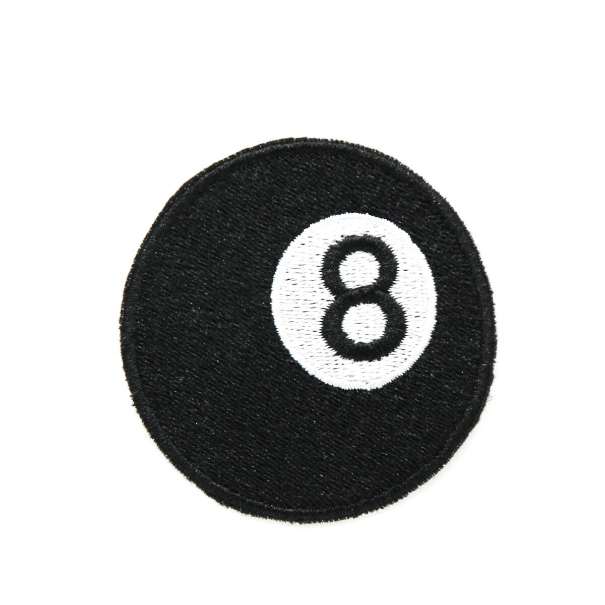 Pool Eight Ball Iron On Embroidered Patch – Project Pinup